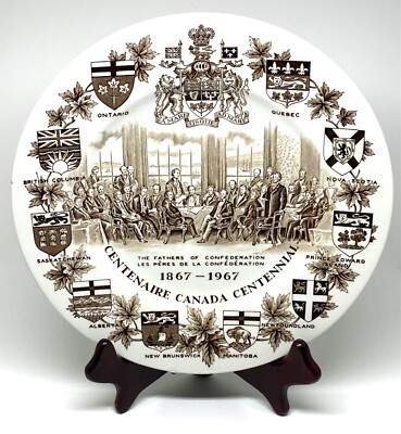 Vintage Canadian Centennial White Plate Alpine White Ironstone 1967 | eBay