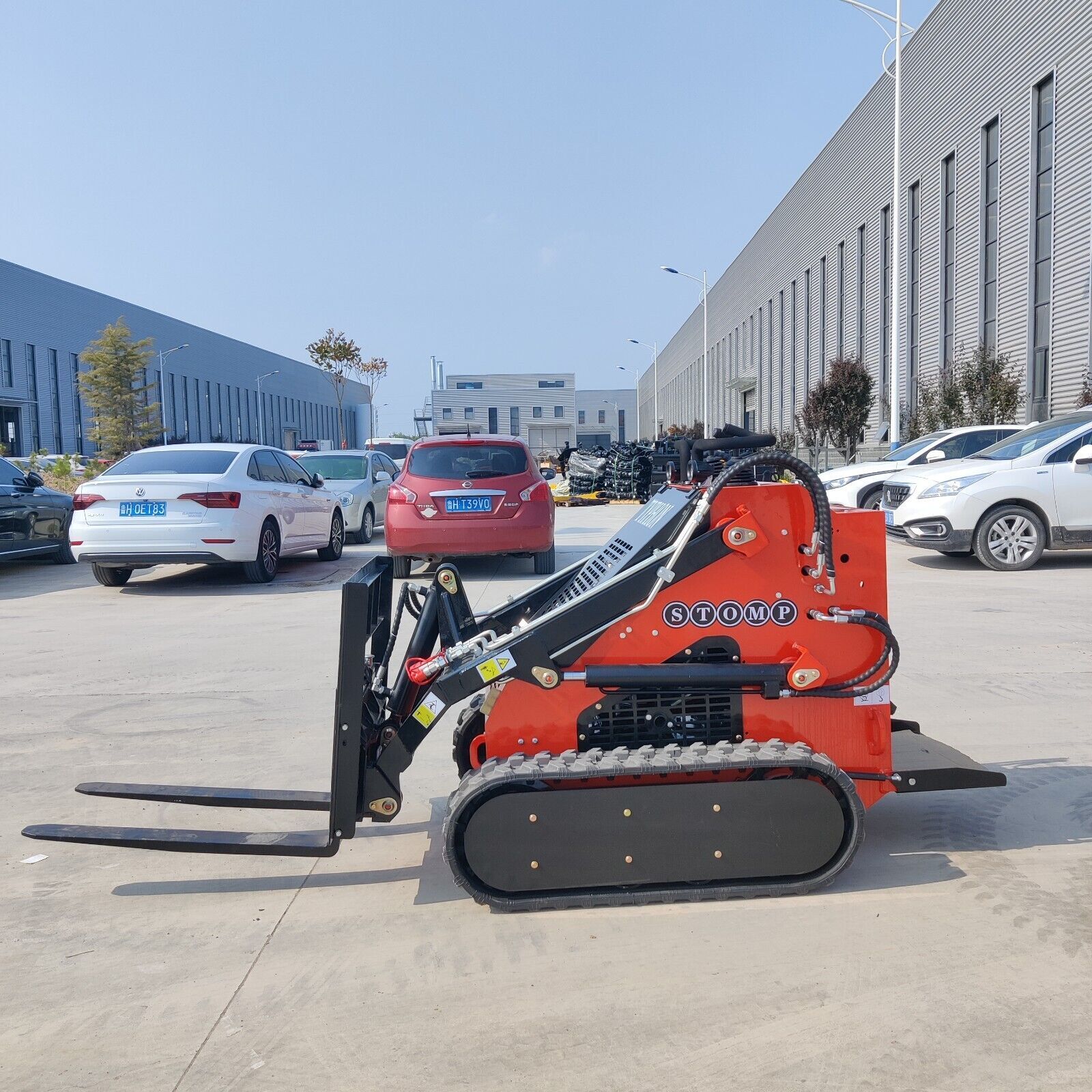 Loader Fork Pallet Mini SkidSteer Loader Attachments for TYPHON STOMP ...