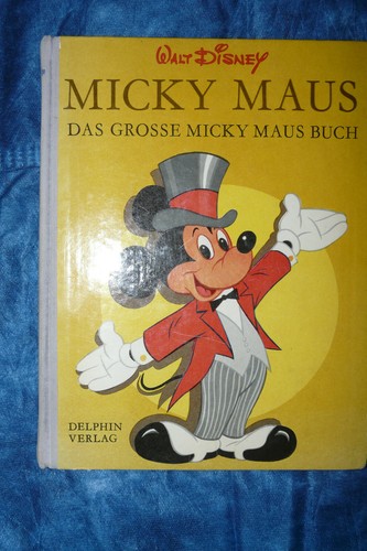 Walt Disney Das grosse MICKY MAUS Buch Delphin Verlag 1970 vintage ...