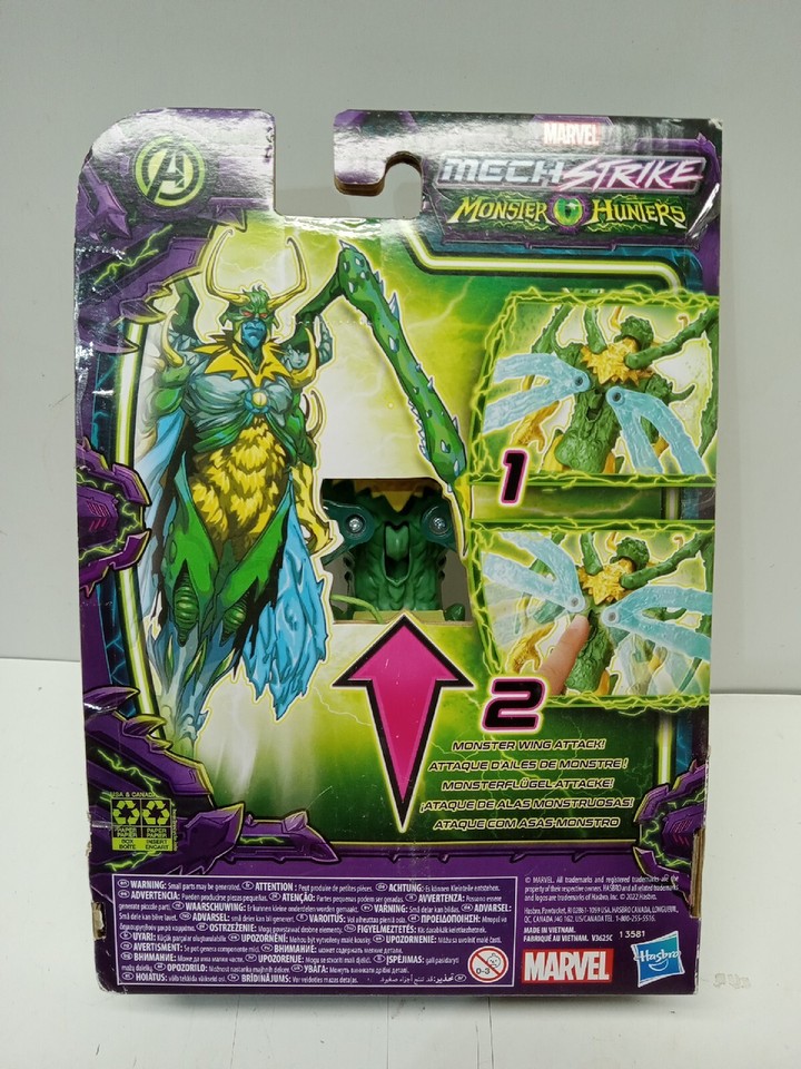 Marvel Mech Strike LOKI Monster Hunters 6" Figure Wing Action Movable ...