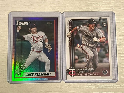2025 Topps Update Luke Keaschall 1990 Topps 35th Anniversary + Base Lot ...