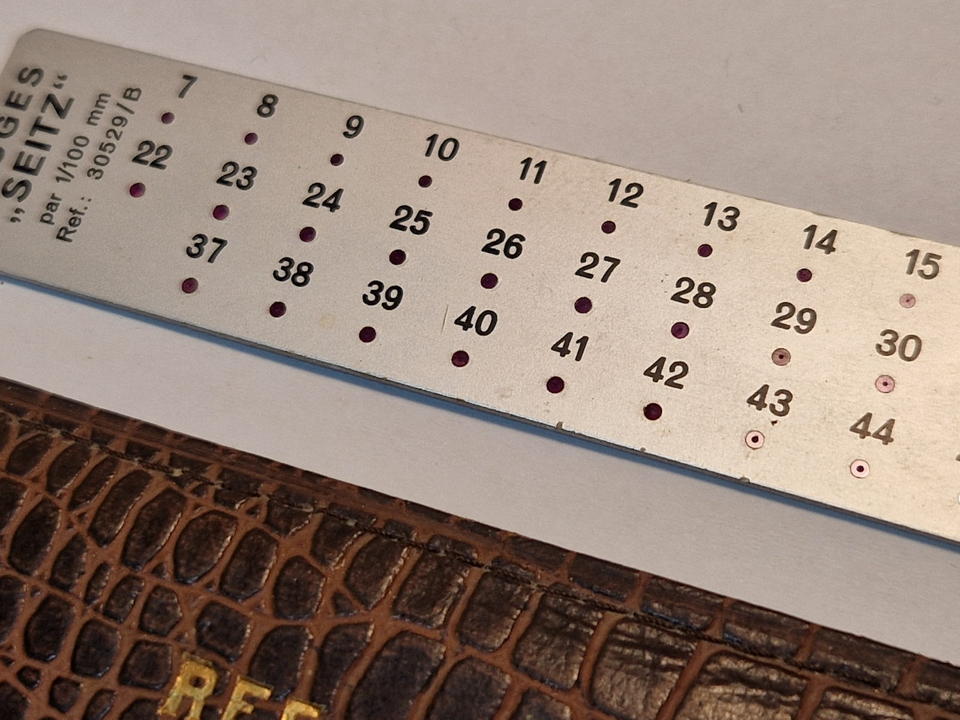 watchmakers tool SEITZ Jewel Gauge ref 30529 / B watch jeweling tool ...