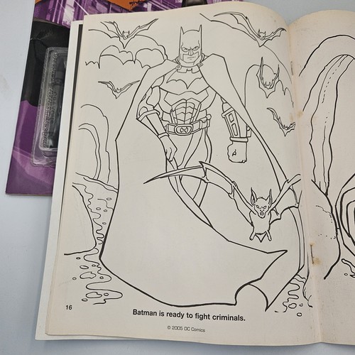 Batman Begins Color & Activity Books Lot of 2 Rare from 2005 - NEW ...