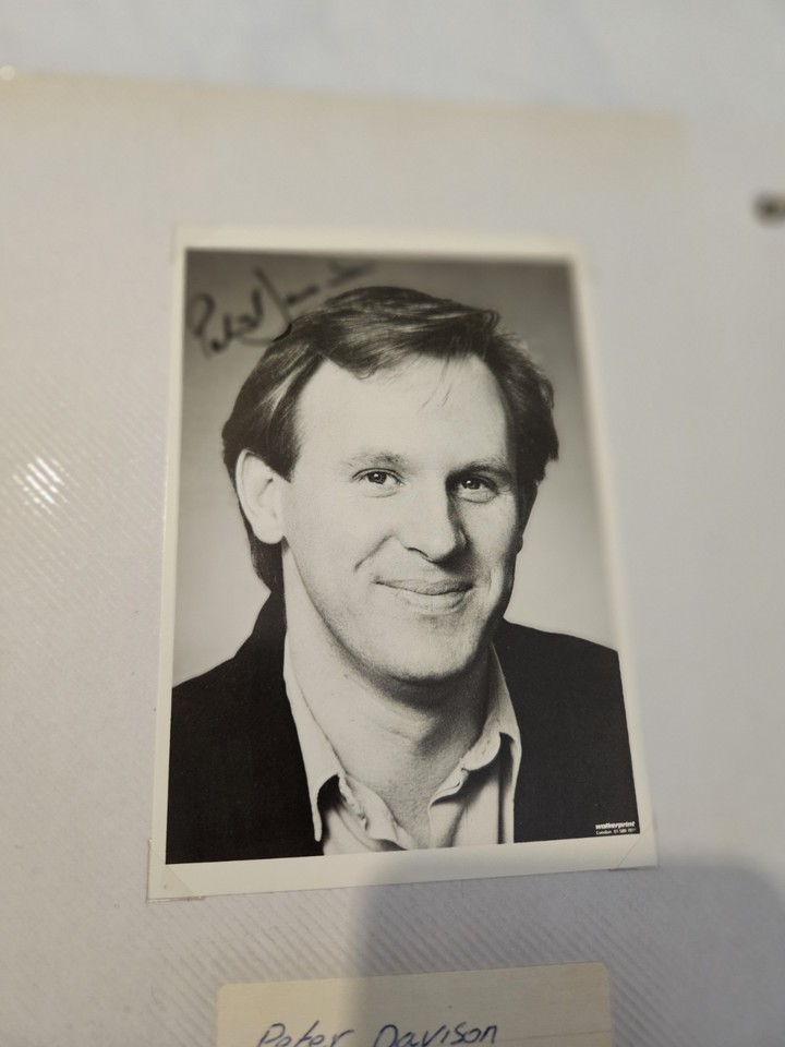 2 x Dr Who Jon Pertwee & Peter Davison Signed Autograph Photo's | eBay UK