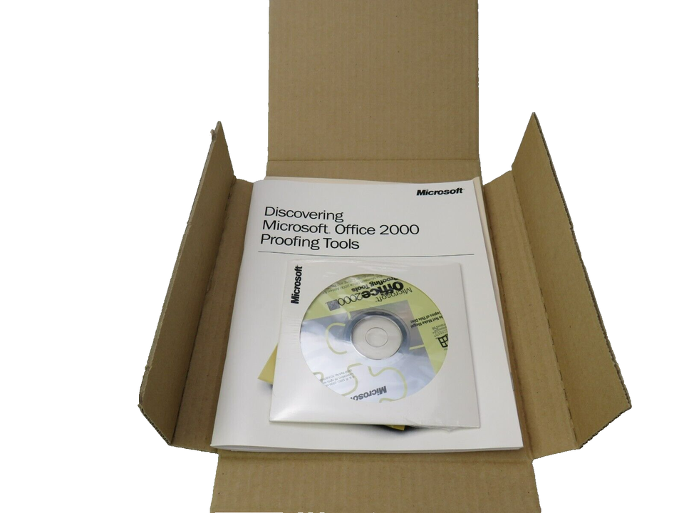 MICROSOFT OFFICE 2000 PROOFING TOOLS New | eBay