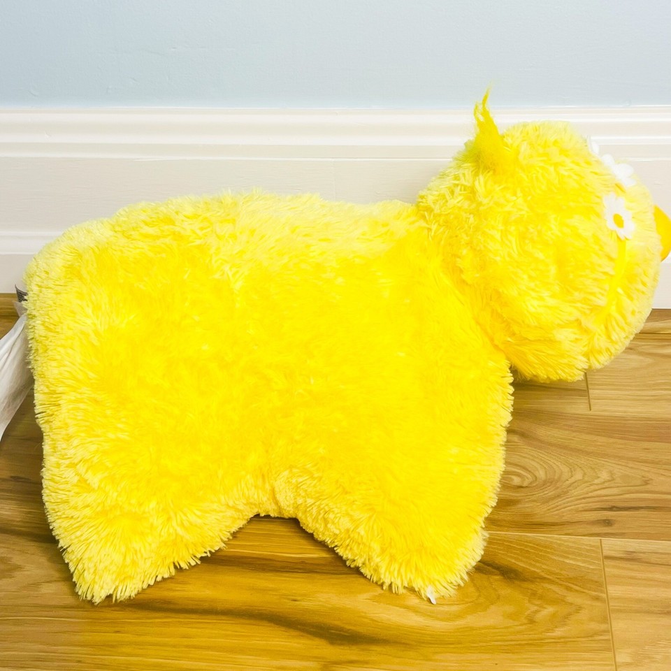 Pillow Pets Scented Yellow Lemon Chick Large 18" Duck Plush Stuffed ...