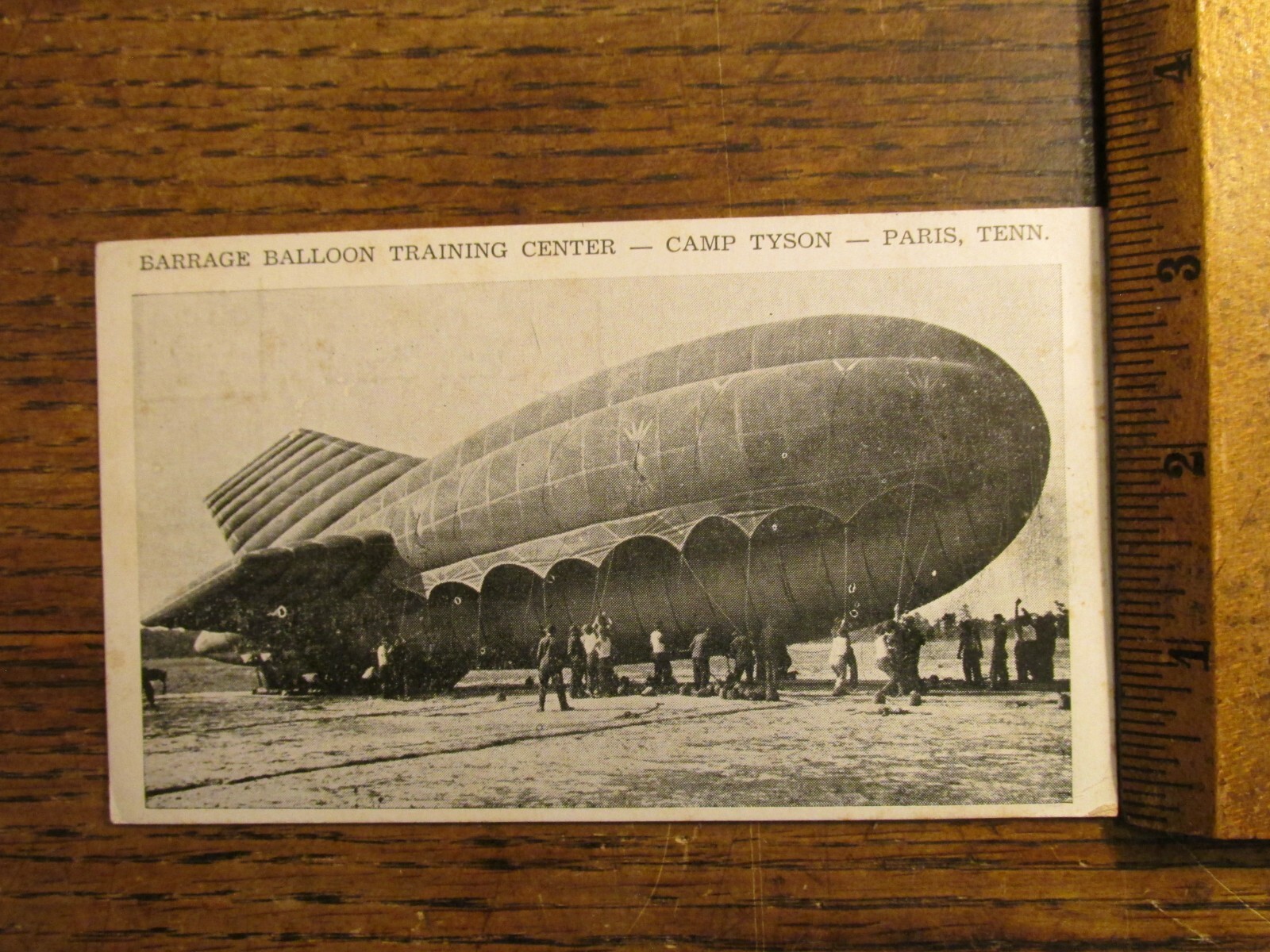 Antique Ephemera Postcard WWII Barrage Balloon Training Camp Tyson Paris TN | eBay