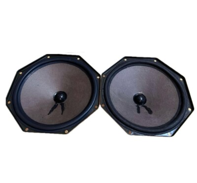 NOS Vintage Philips AD8066/W4 8" Woofers Pair 4ohms perfect working ...