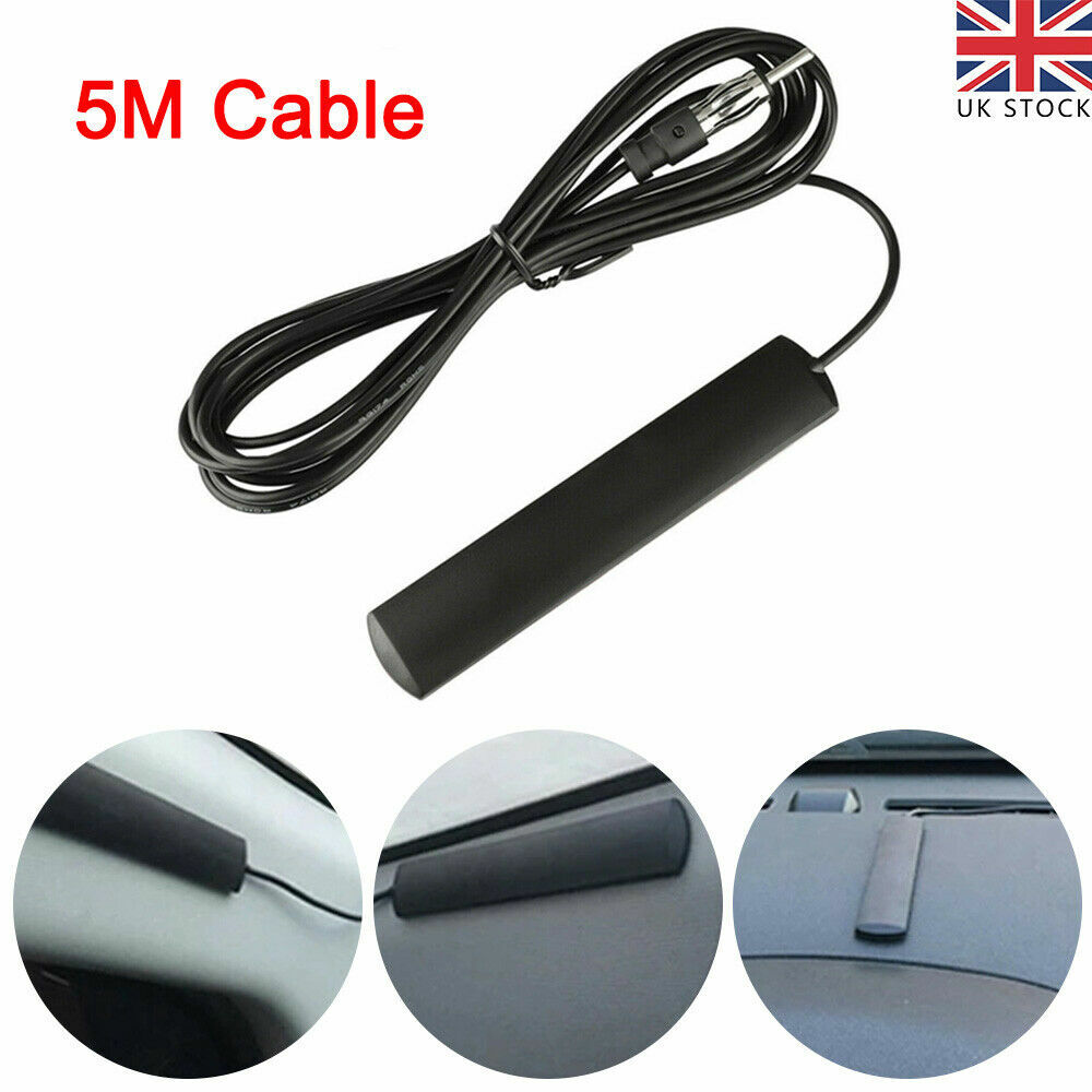 Internal Car Radio Antenna CAR RADIO FM AM PORTABLE INTERNAL CAR