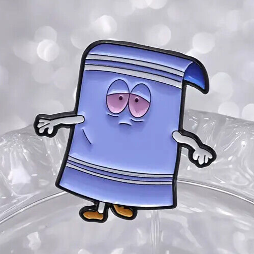 TOWELIE South Park Metal Badge enamel Brooch Pin cartoon gift comedy ...