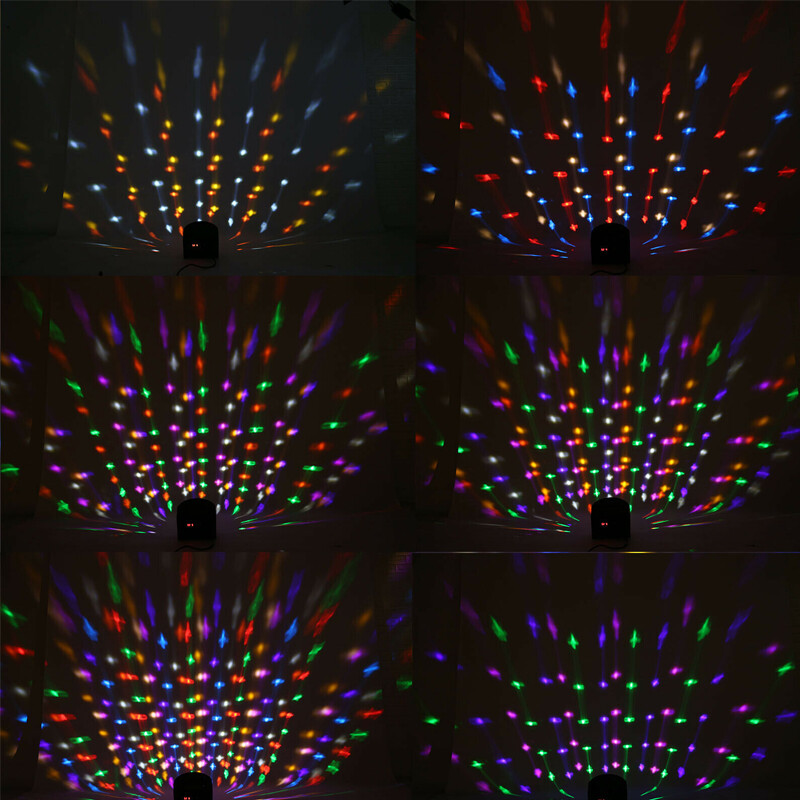 LED Laser Projector Light RGB Beam Stage Lighting DMX Party Club Disco ...