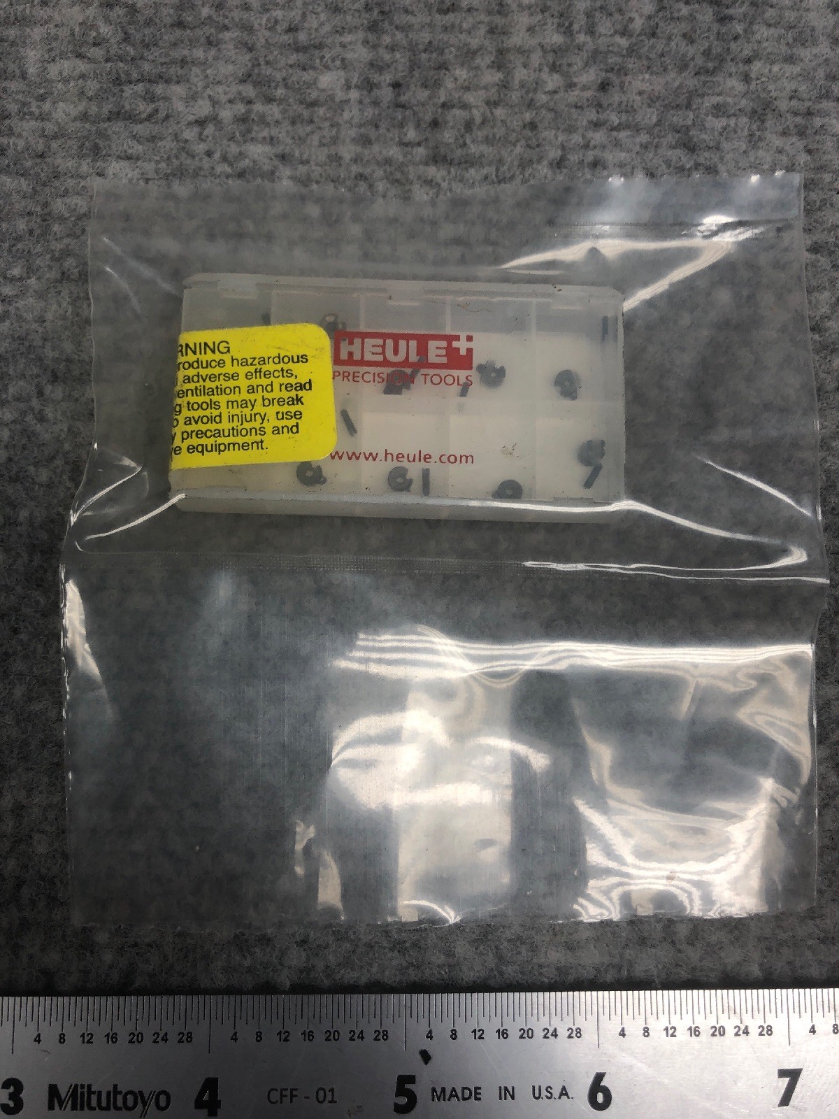 HEULE GH-C-M-0874 Carbide Deburring Snap Tool Insert- COFA 4 Blade 10 ...