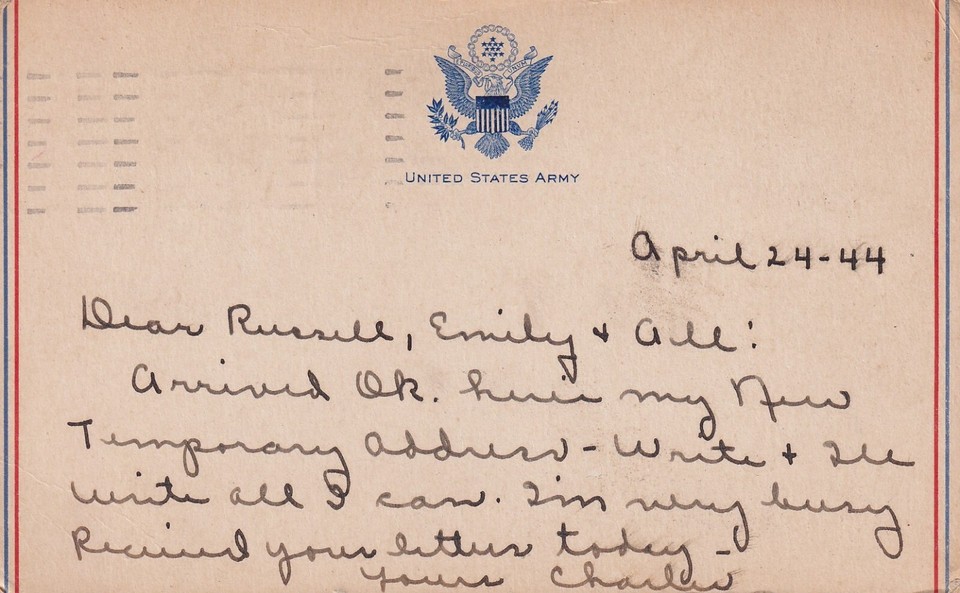 Vintage United States Army Emblem WW2 Postmarked 1944 Postcard Used | eBay