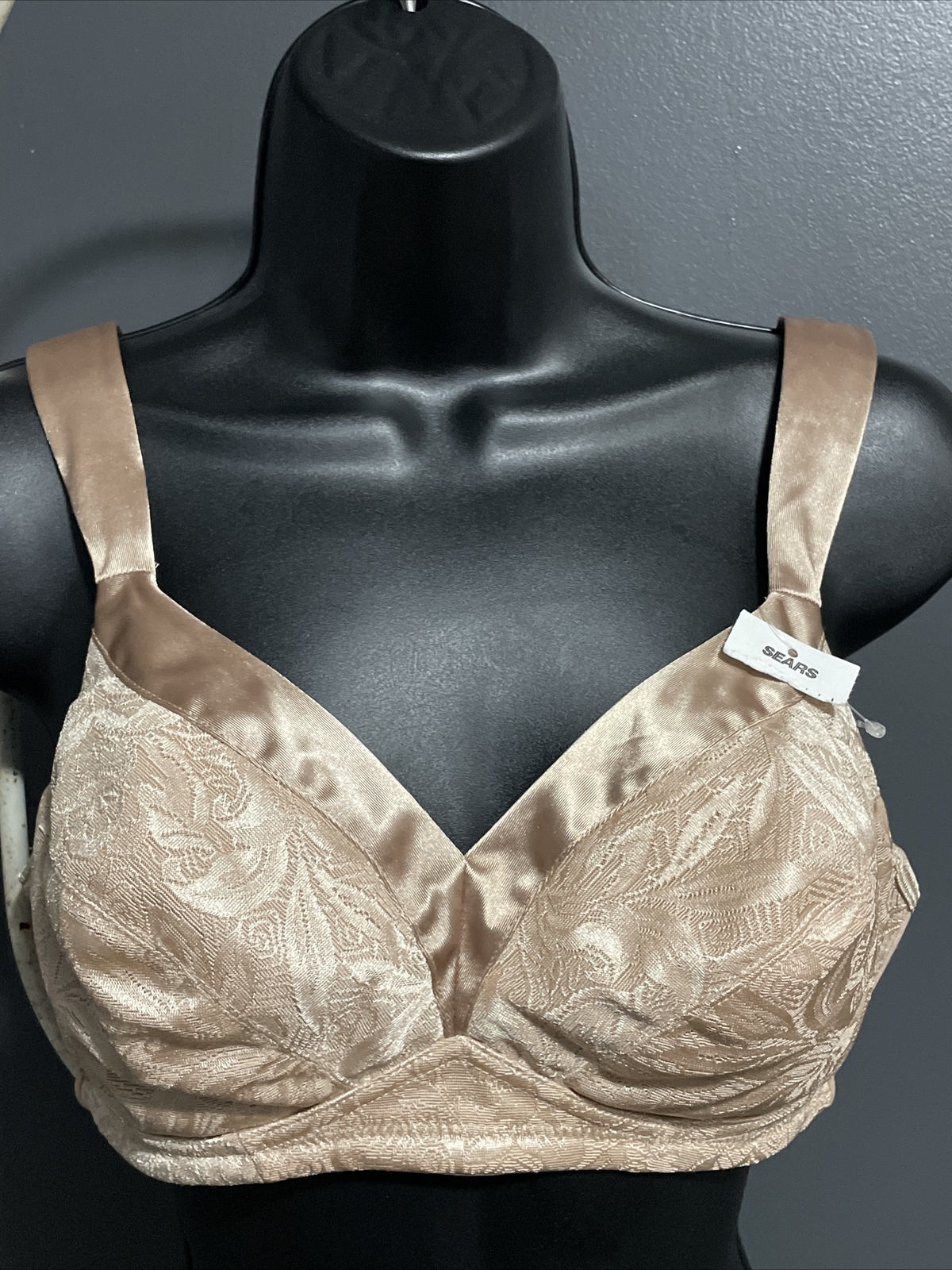Playtex 18 Hour 36b Full Coverage Nude Floral Wire Wireless Bra 4641 ...