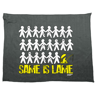 Dw Same Is Lame Fishing - Funny Novelty Sports Towel Gift Gifts | eBay ...