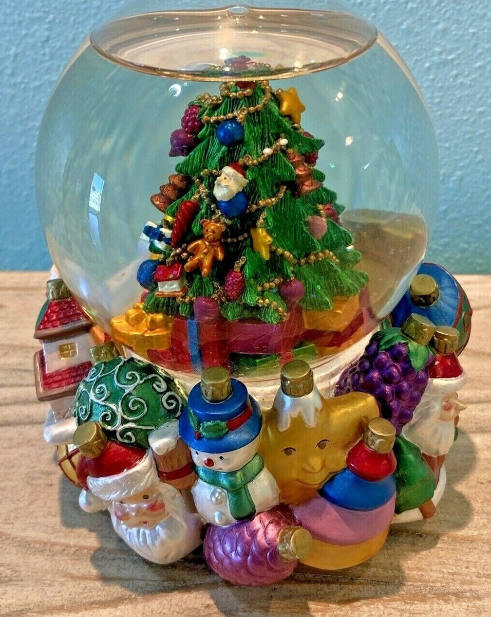 Christmas Tree Musical Snow Globe