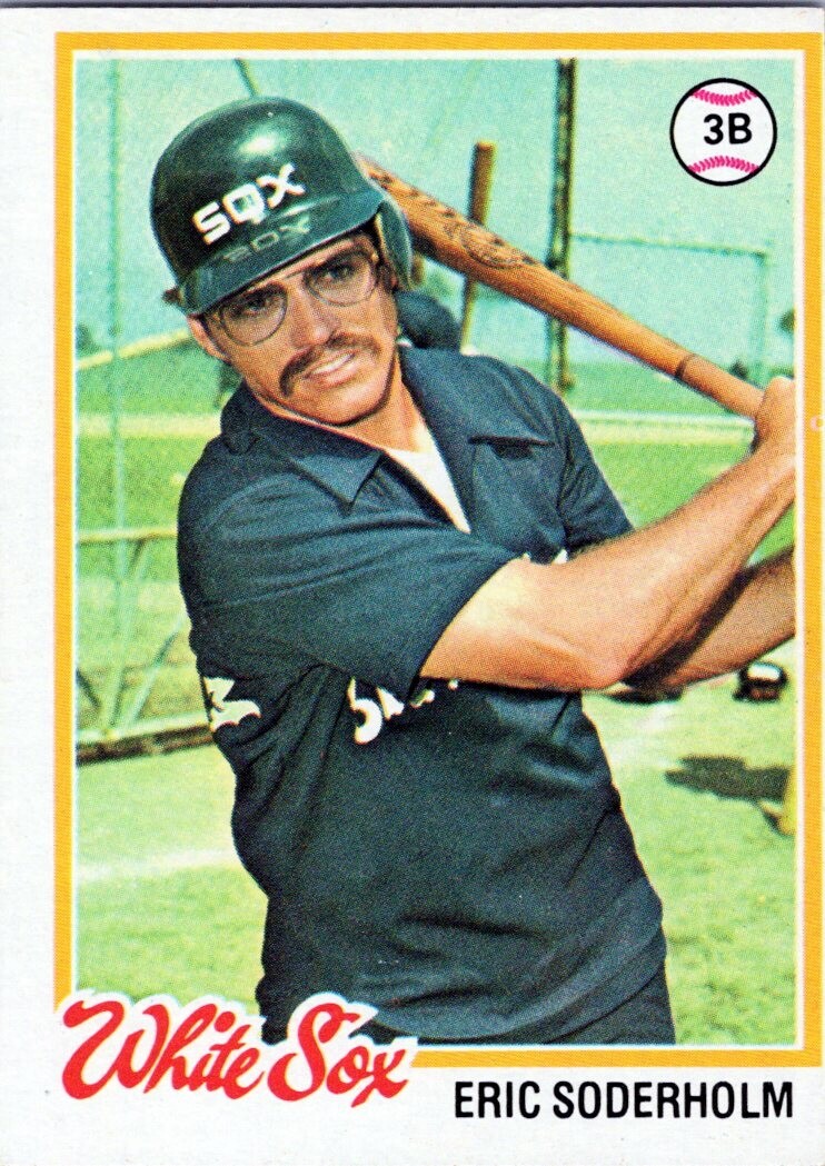 1978 Topps #602 Eric Soderholm Chicago White Sox EX | eBay