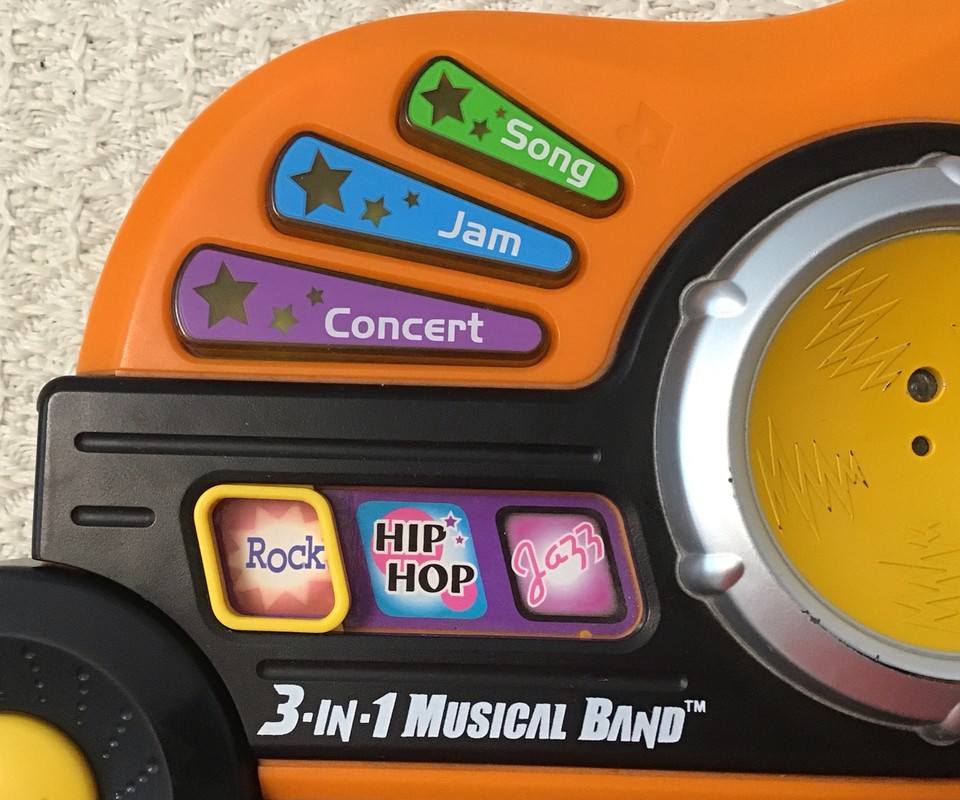 VTech 3-in-1 Musical Band - Piano Drum & Guitar, Jazz Hip-Hop & Rock ...