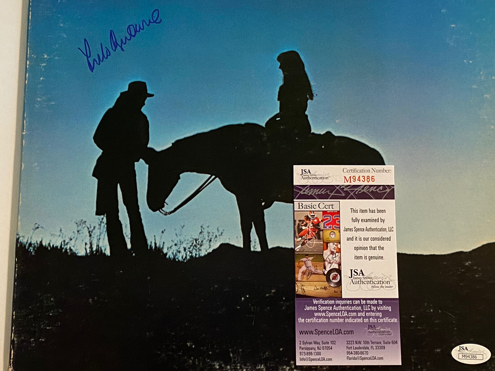 Singer Arlo Guthrie Signed Autographed vinyl/record LP Album JSA COA (3 ...