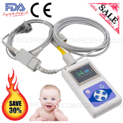 Neonatal Infant Child Spo2 pulse Oximeter OLED Digital Blood Oxygen ...