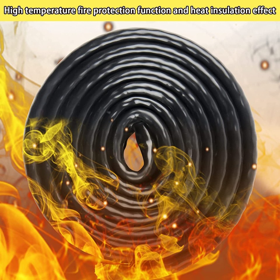 Heat Shielded Fire Armor Fire Sleeve 1"ID Coated spark plug wire ...