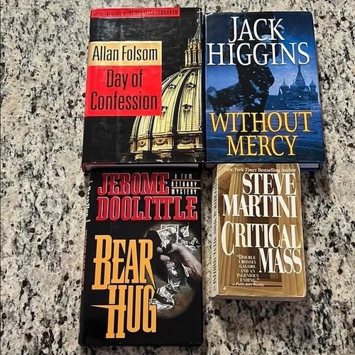 Lot of 4 Espionage Spy Action Novels Books | eBay