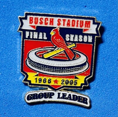 St Louis Cardinals Group Leader Pin Final Season At Busch MLB Pin ...