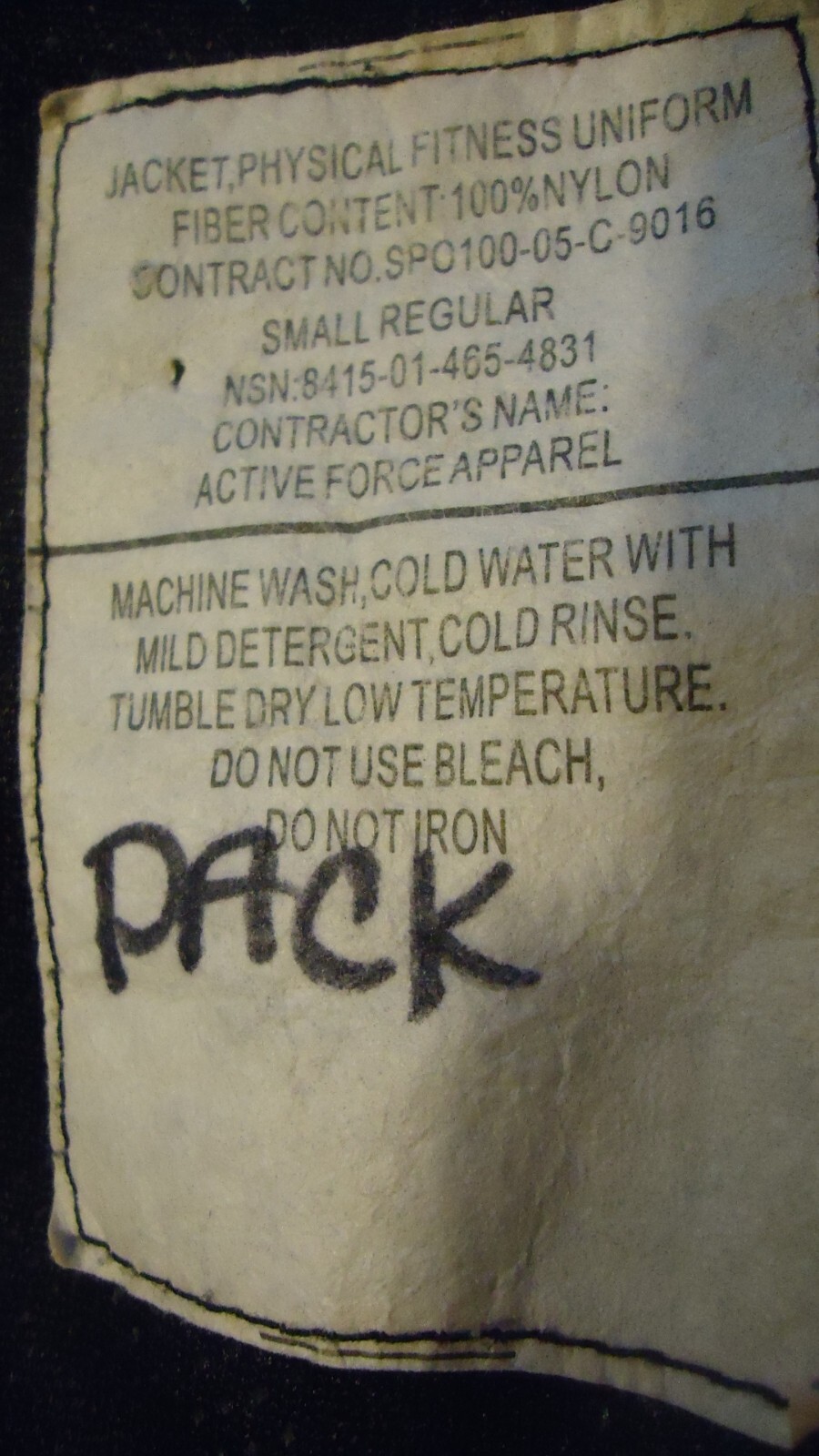 Vintage Army Physical Fitness Uniform Gray Nylon Full… - Gem