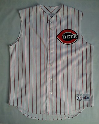 VINTAGE MADE IN USA MAJESTIC CINCINNATI REDS BASEBALL VEST IN SIZE L | eBay