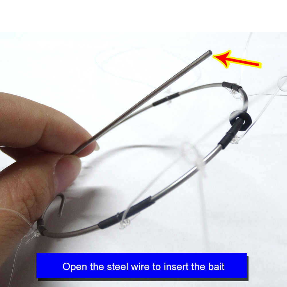 6-Ring Fishing Crab Tackle Durable Crayfish Catcher Stainless Steel ...