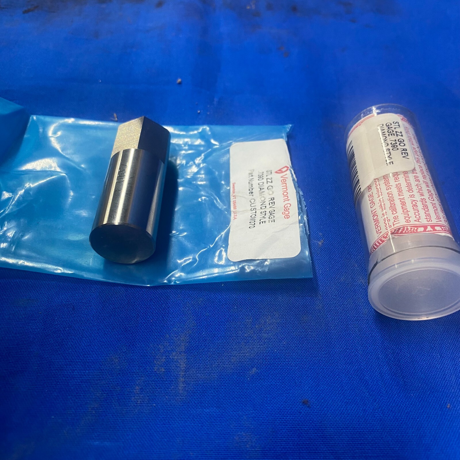 VERMONT GAGE STL ZZ GO REV GAGE .7390 DIAMOND STYLE PART #: CUSTOM070 ...