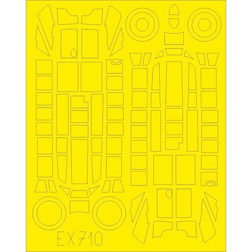 EDUARD EX710 MASK MESSERSCHMITT BF 110D TFACE DRAGON 1/48 | eBay