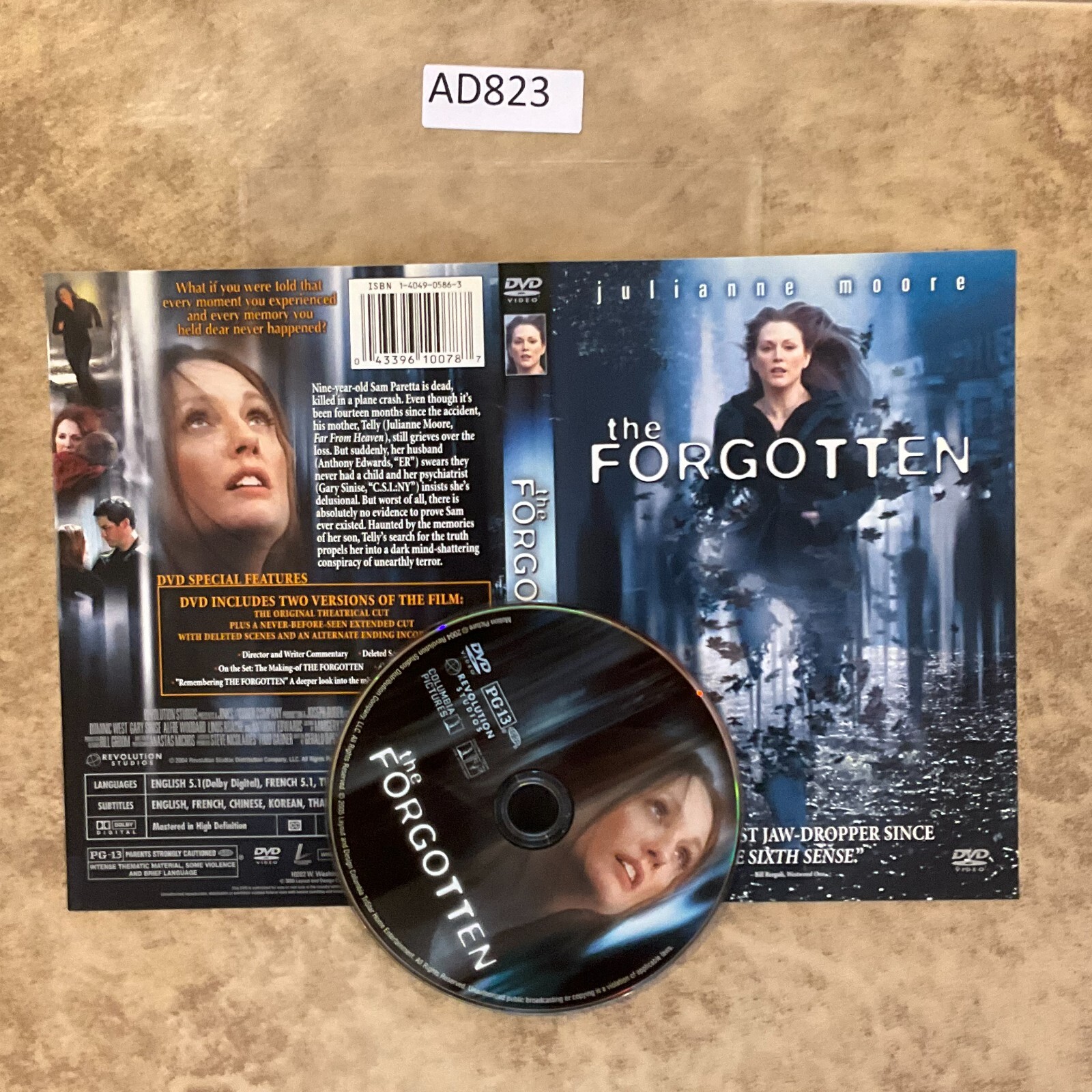 The Forgotten (DVD, 2005) No Case No Tracking #AD823 43396100787| eBay