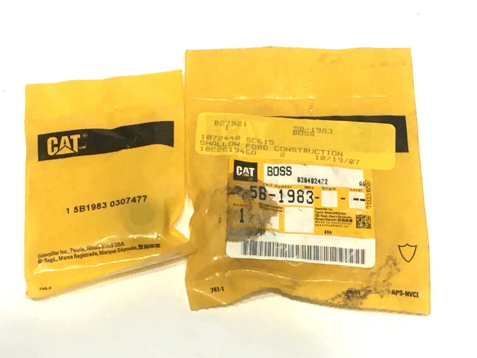 2 CAT 5B-1983 CATERPILLAR BOSS 5B1983 | eBay
