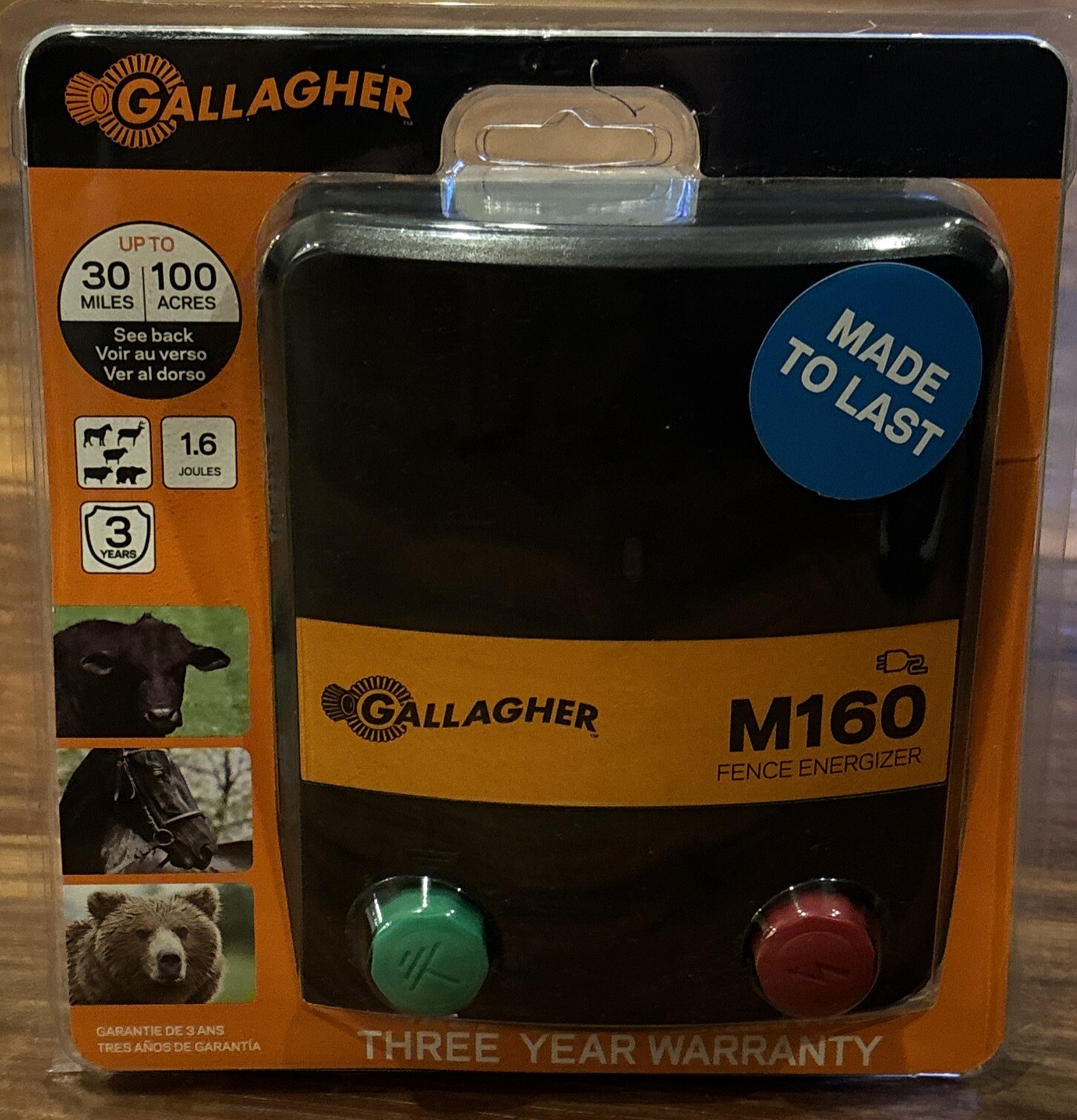 Gallagher M160 30-Mile Electric Fence Energizer G330444 BRAND NEW ...