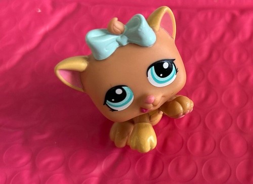 Littlest Pet Shop LPS Authentic Figure -- #1335 Beige Brown Kitten Cat ...