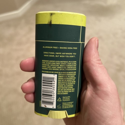 Mando By Lume Deodorant Smooth Solid Mt Fuji 2.6 oz New! | eBay