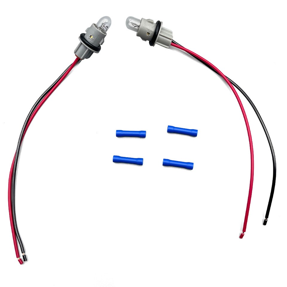 2X For Mercedes-Benz Side Marker Lamp Light Bulb Socket Wire Harness ...