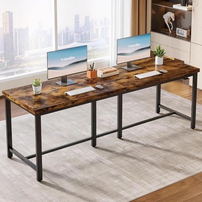 78.7" Double Computer Desk for 2 People, Extra Long Workstation for ...