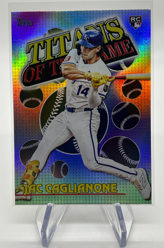 2026 Topps Series 1 Jac Caglianone Titans of the Game #TOG-12 KC Royals ...