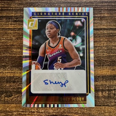 2025 Panini Donruss WNBA Shey Peddy Signature Series Laser Auto #SS-SP ...