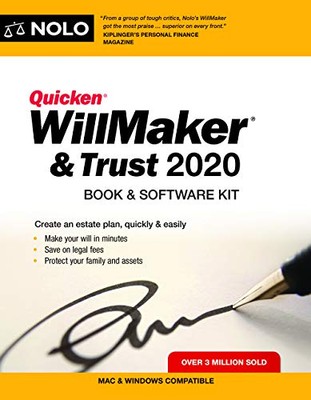 Quicken Willmaker & Trust 2020: Boo..., Nolo, Editors O 9781413326970| eBay