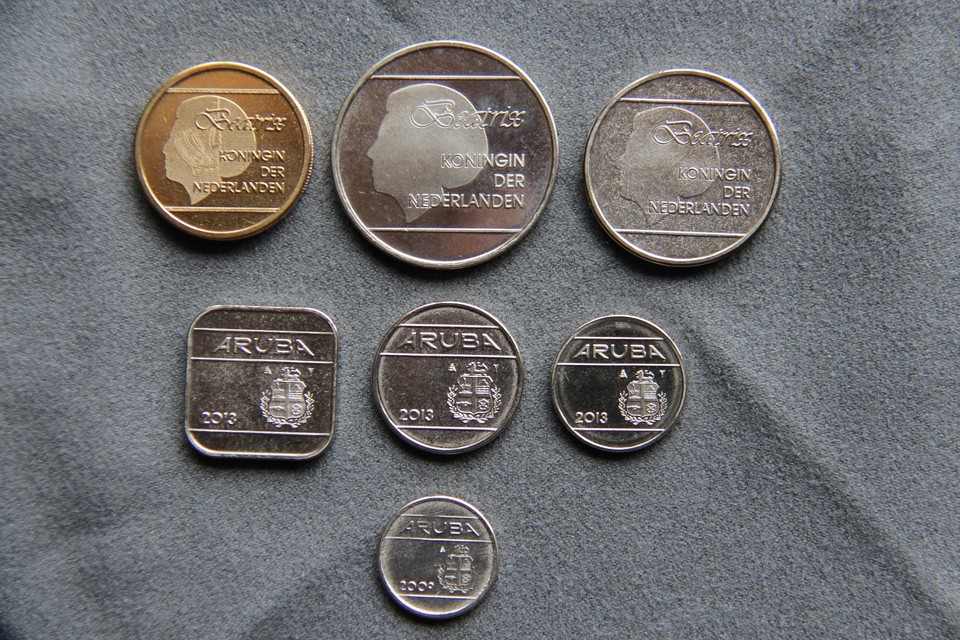 Aruba Complete 7 Coin Set - 5 10 25 50 Cent & 1 2.5 5 Florin - UNC | eBay