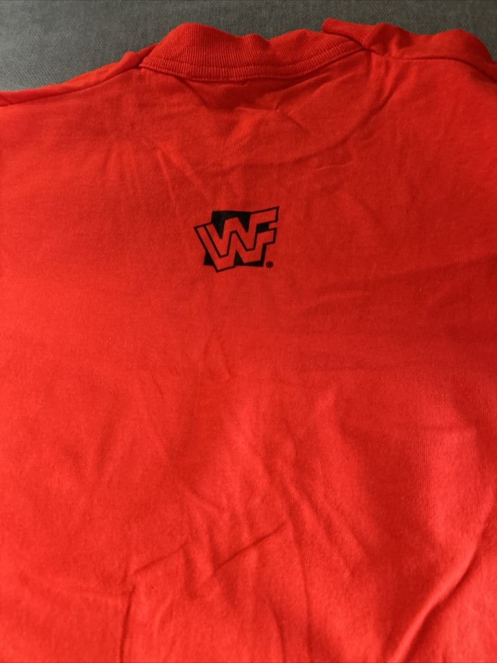 Vintage WWF Shawn Michaels HBK The Heartbreak Kid!! WWF Logo Grail Sz ...