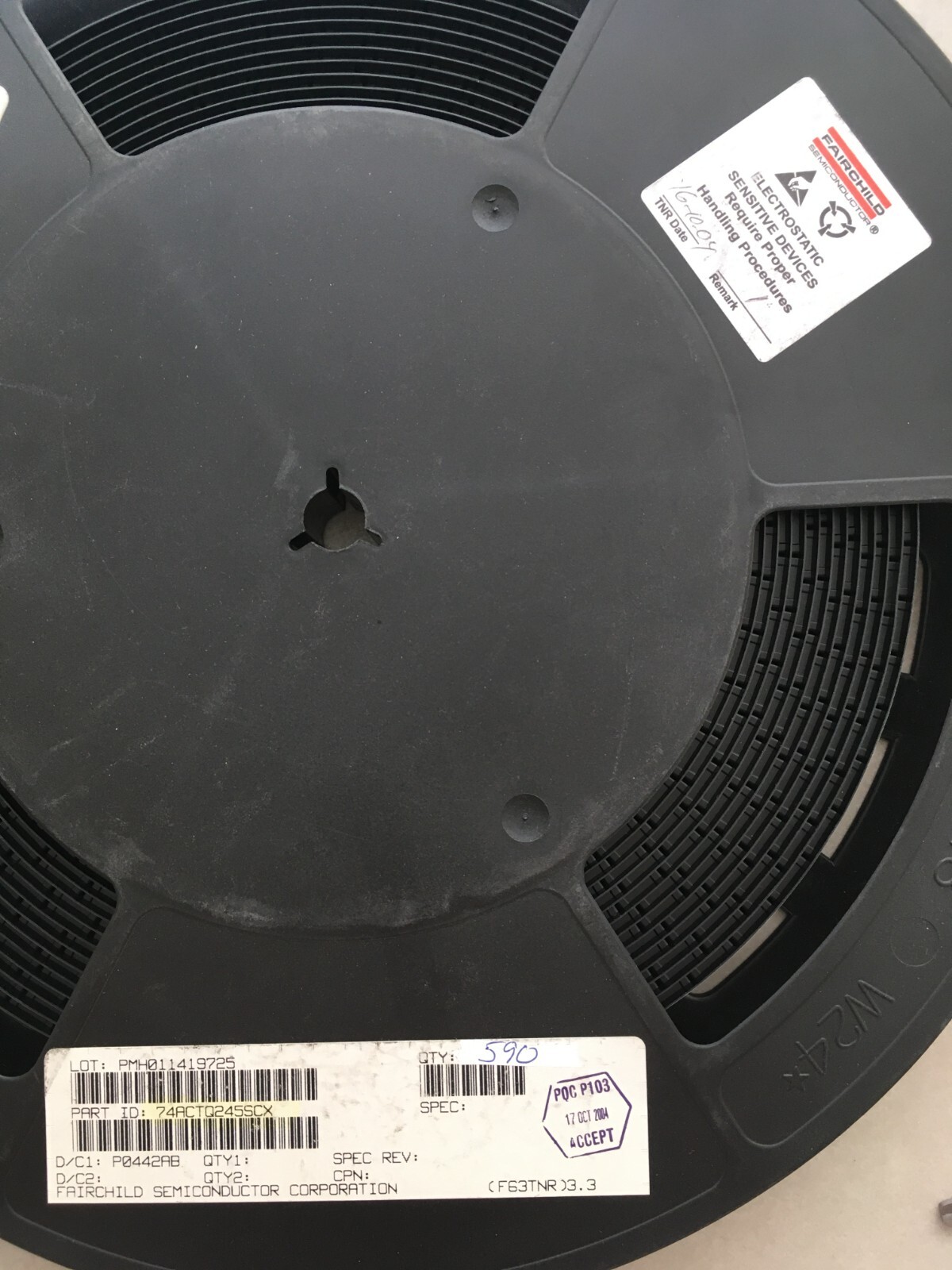 20 pcs - 74ACTQ245SCX - Octal D-Type Flip-Flop 3-State Output - SOIS20 ...