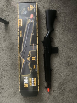 m14 air-soft spring rifle by game face/double eagle perfect condition ...