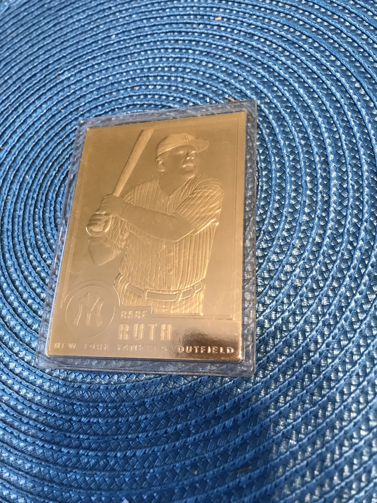 BABE RUTH 1996 CMG WORLDWIDE #30 GOLD CARD NEW YORK YANKEES ...