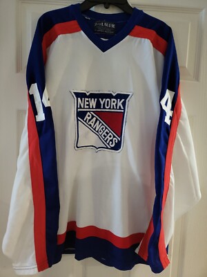 Vintage Doug Laurie Maska Sport Knit Don Murdoch NY Rangers Jersey 14 ...