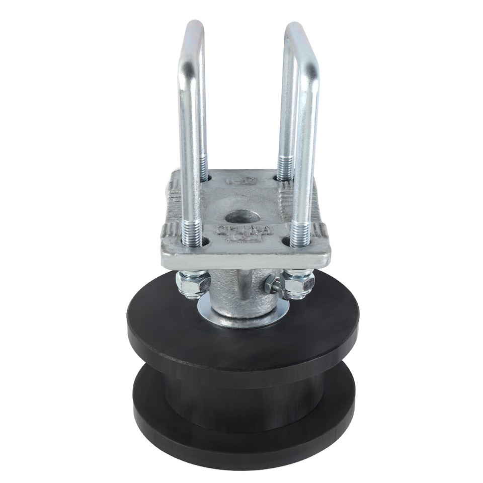 (4-Pack) 4" Square Post x 2" Square Gate Frame Premium Nylon Cantilever ...