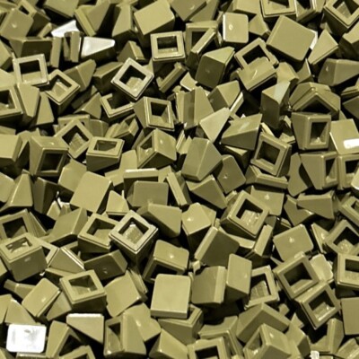 LEGO Olive Slope 30 1x1x2/3 (54200) - 100 New Pieces - Cheese Slopes | eBay